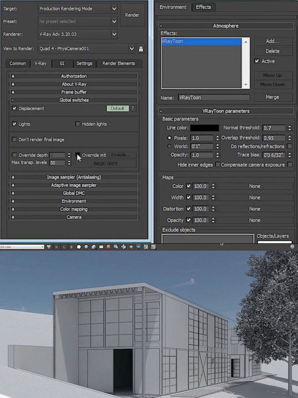 Add a Little Fun into your Rendering with V-Ray Toon Effect